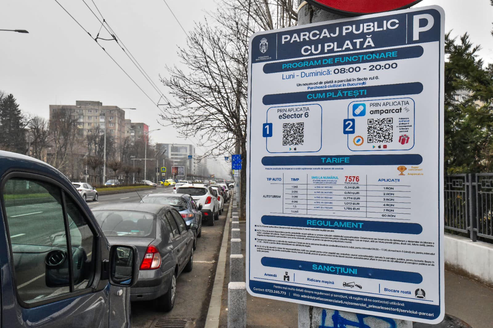 Sector 6: Se extinde parcarea cu plată pe Bd. Iuliu Maniu până la ...